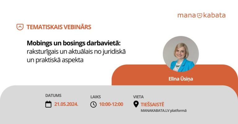 Mobings un bosings darbavietā: raksturīgais un aktuālais no juridiskā ...